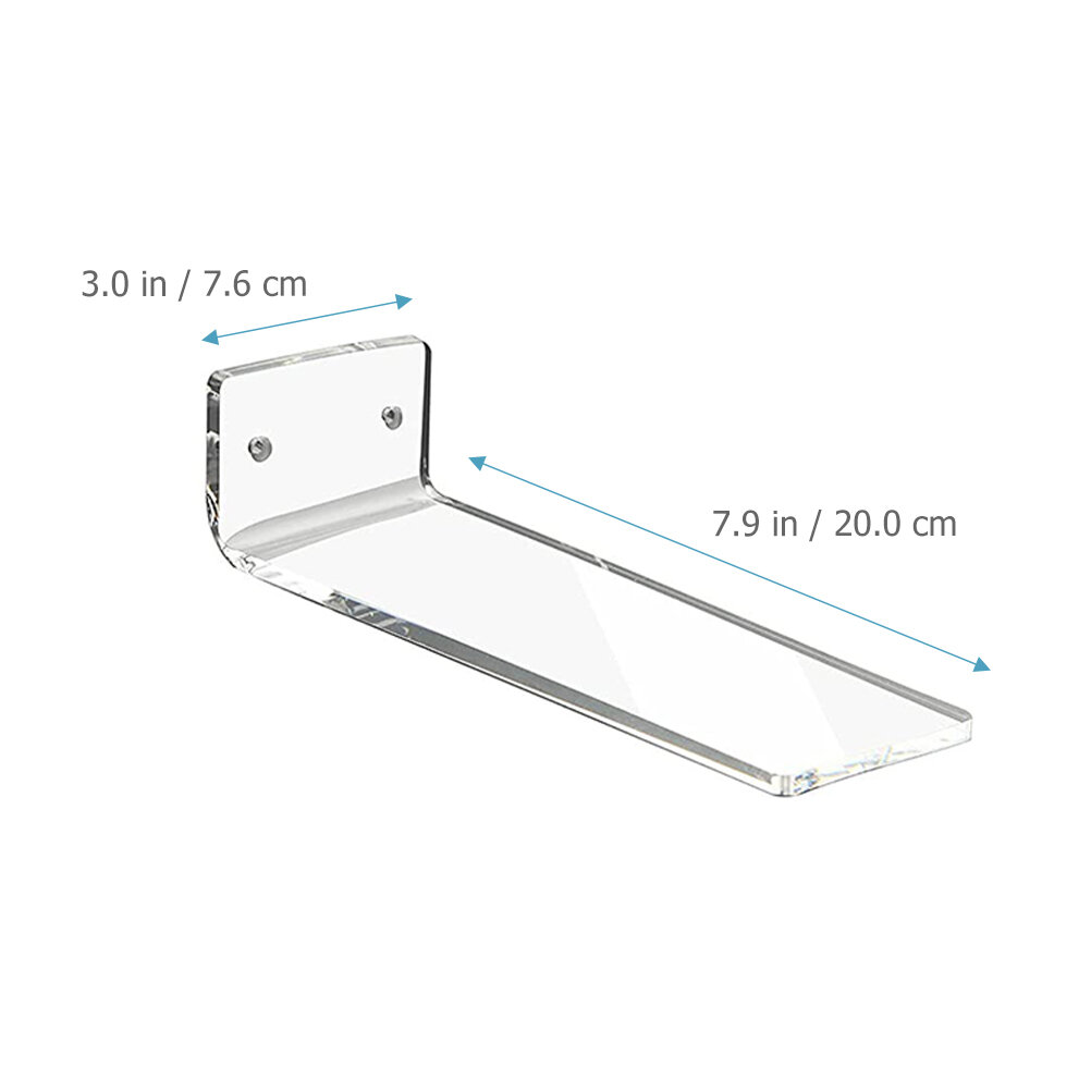 Стеллажи Для Обуви Из Акрила 6 Шт Прозрачные Подставки Для Кроссовок 20x7.6 Cm