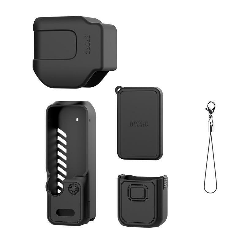 BRDRC Чехол силиконовый для DJI Osmo Pocket 4P, черный