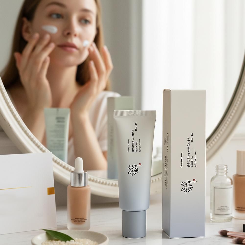 Лёгкий солнцезащитный крем Beauty of Joseon с пантенолом Relief Sun Aqua fresh Rice B5 SPF50+, 50 мл