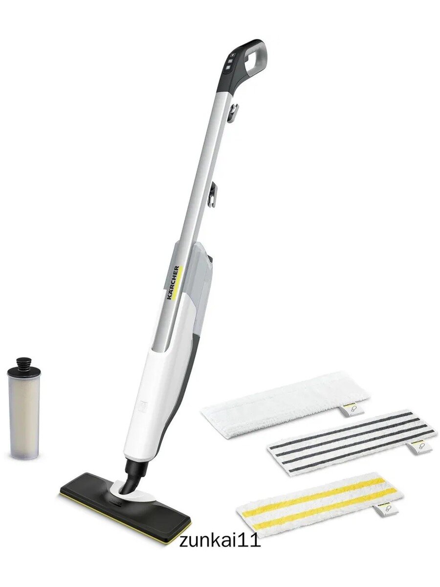 Пароочиститель Kärcher SC 2 Upright AE EU, 1600 Вт, паровая швабра для твердых полов