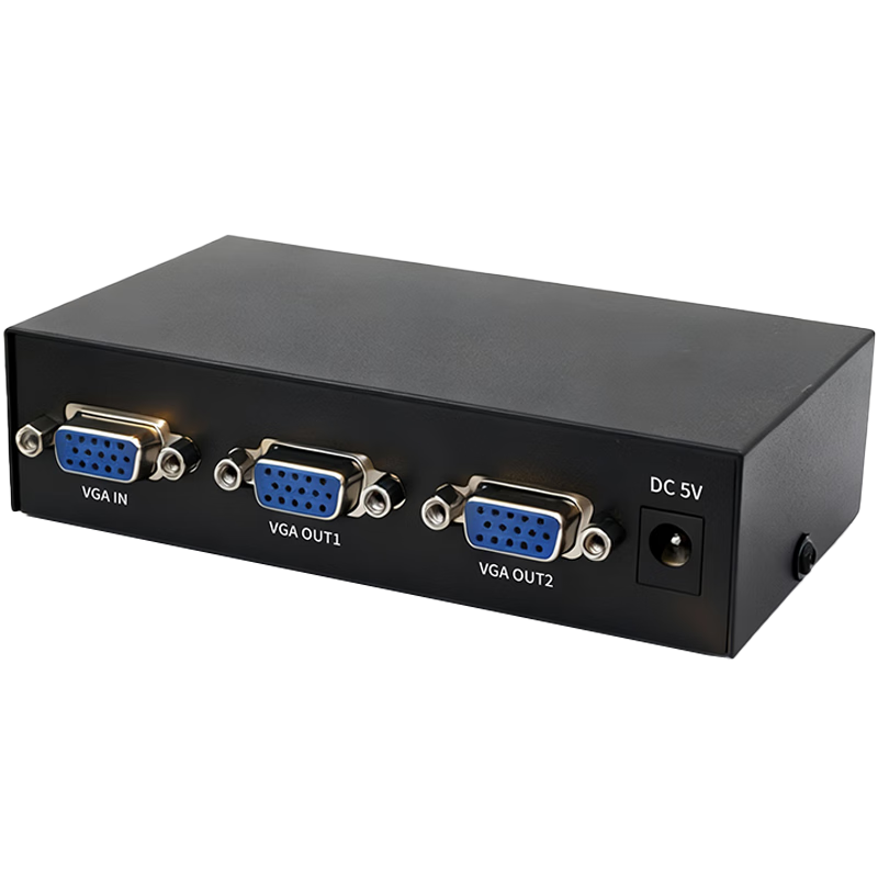 NVV VGA разделитель 1 в 2 выхода для монитора и ноутбука 1080P Модель：VGA двойной вывод дисплея [1 вход 2 выхода]