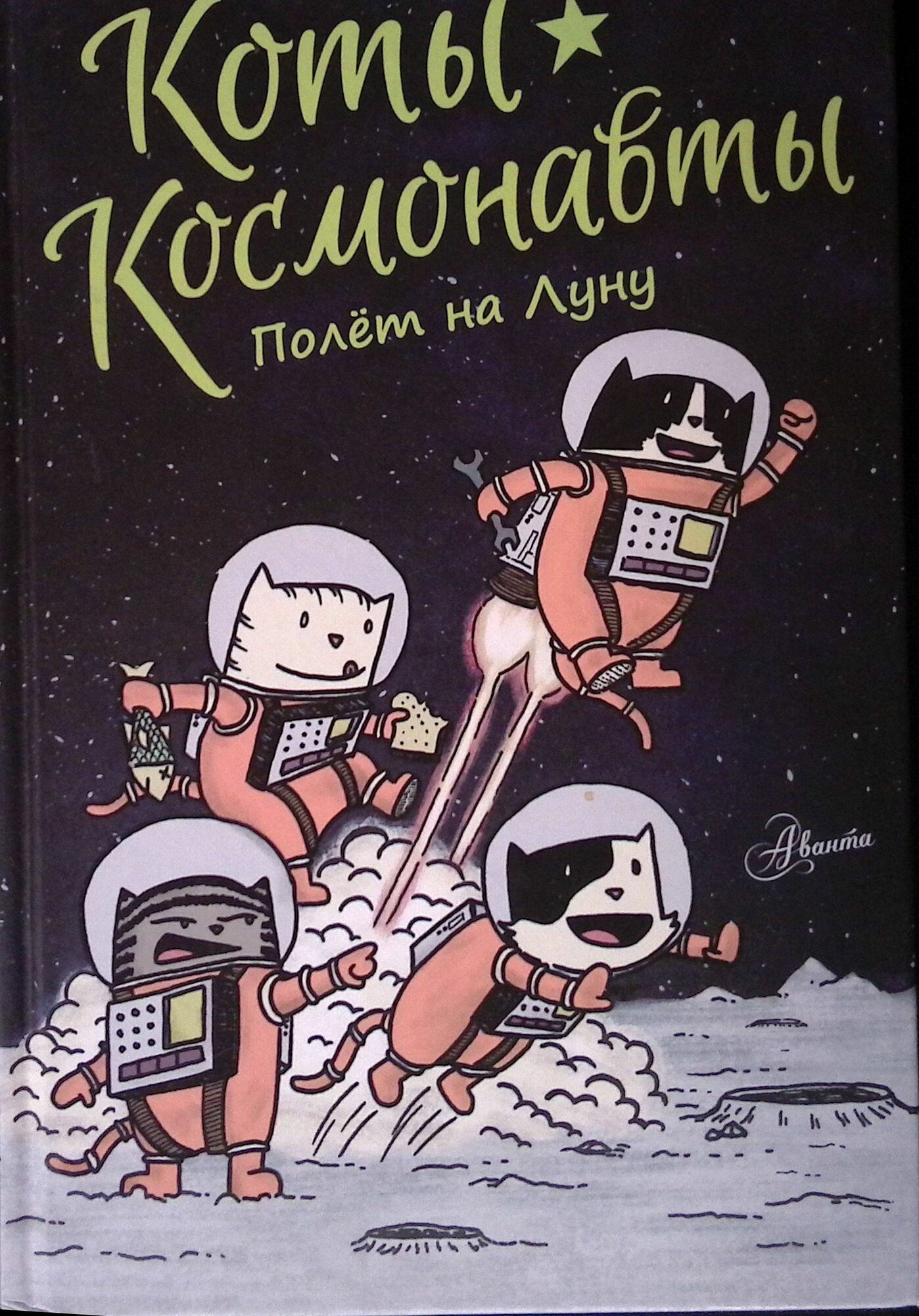 Коты-космонавты. Полет на Луну | Книга б/у