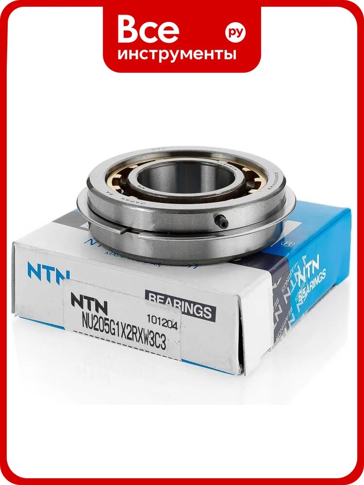 Подшипник NTN NU 205 G1X2RXW3C3 со стоп-м кольцом NU 205 G1X2RXW3C3 со стоп-м кольцом 222763