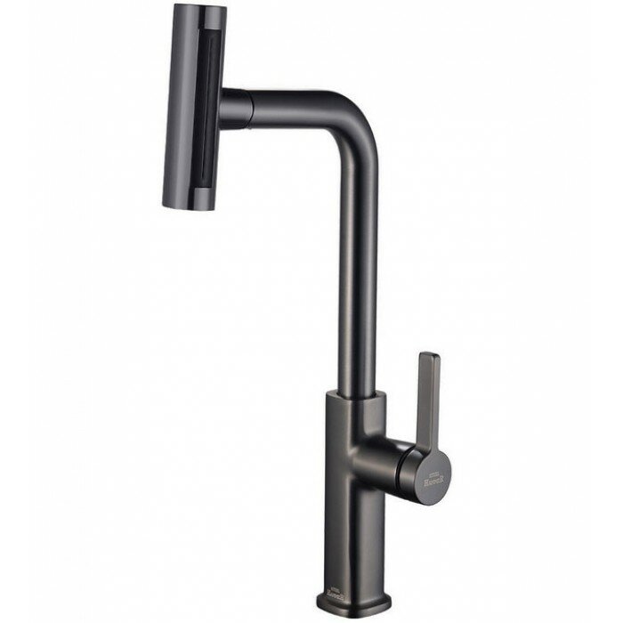 Смеситель для кухни ZORG Steel Hammer (SH 093 PVD GRAFIT) Графит