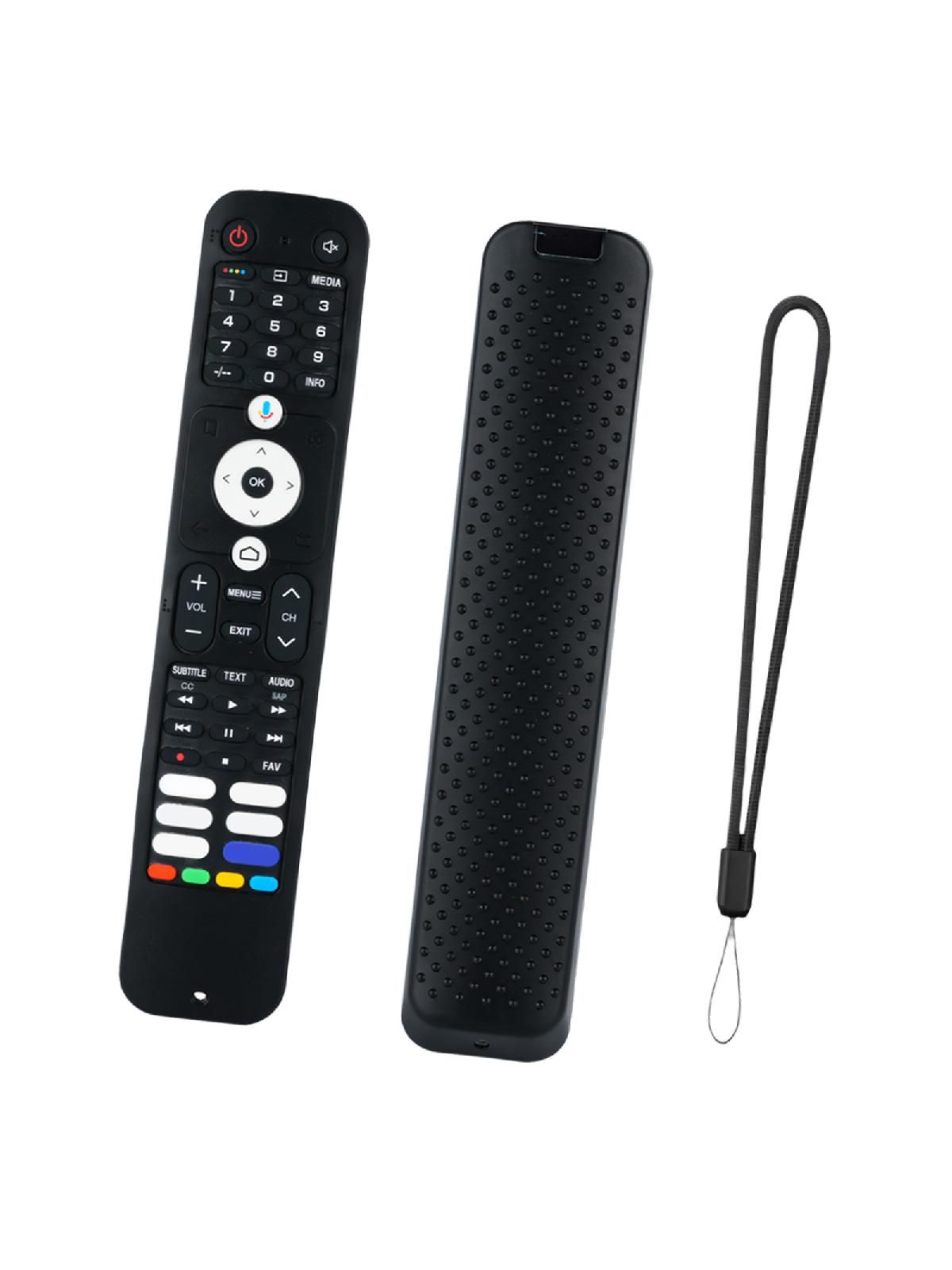Силиконовый чехол для пульта Haier HTR-U32G светонакопительный с ремешком