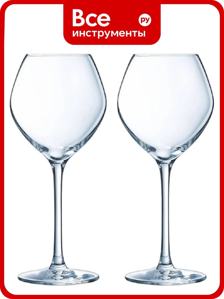 Набор бокалов GIPFEL WINE ELEGANCE 2 шт, 350 мл. Материал: стекло 51140