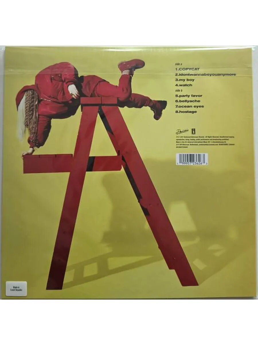 Billie Eilish - Dont Smile At Me (clear)