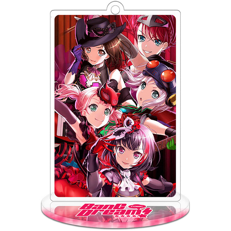 Afterglow Прямоугольная небольшая акриловая стойка для коллекции персонажей BanG Dream!