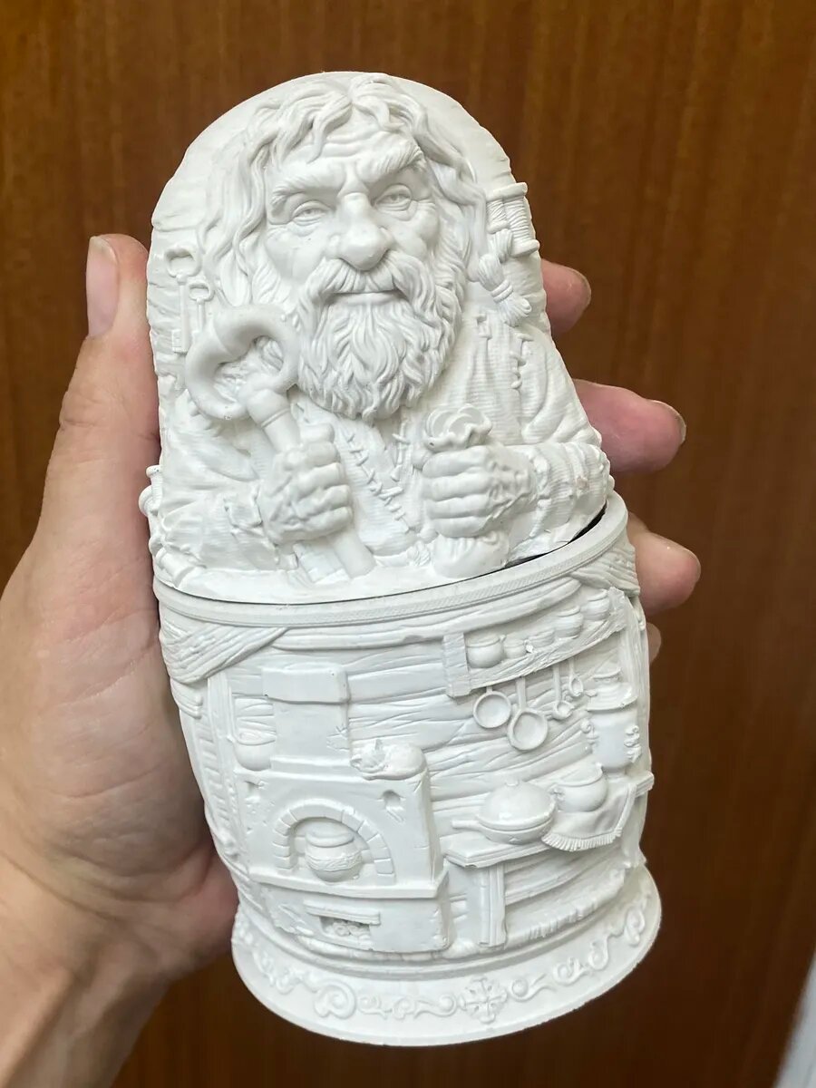 Домовой, заготовка гипсовая для раскрашивания, 15 см
