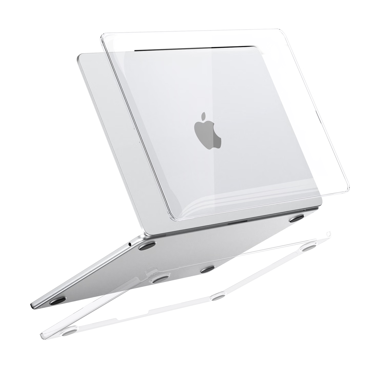 LENTION Ультратонкий прозрачный чехол для ноутбука Apple MacBook Pro 14 дюймов серии M5 2026 года с защитой от царапин