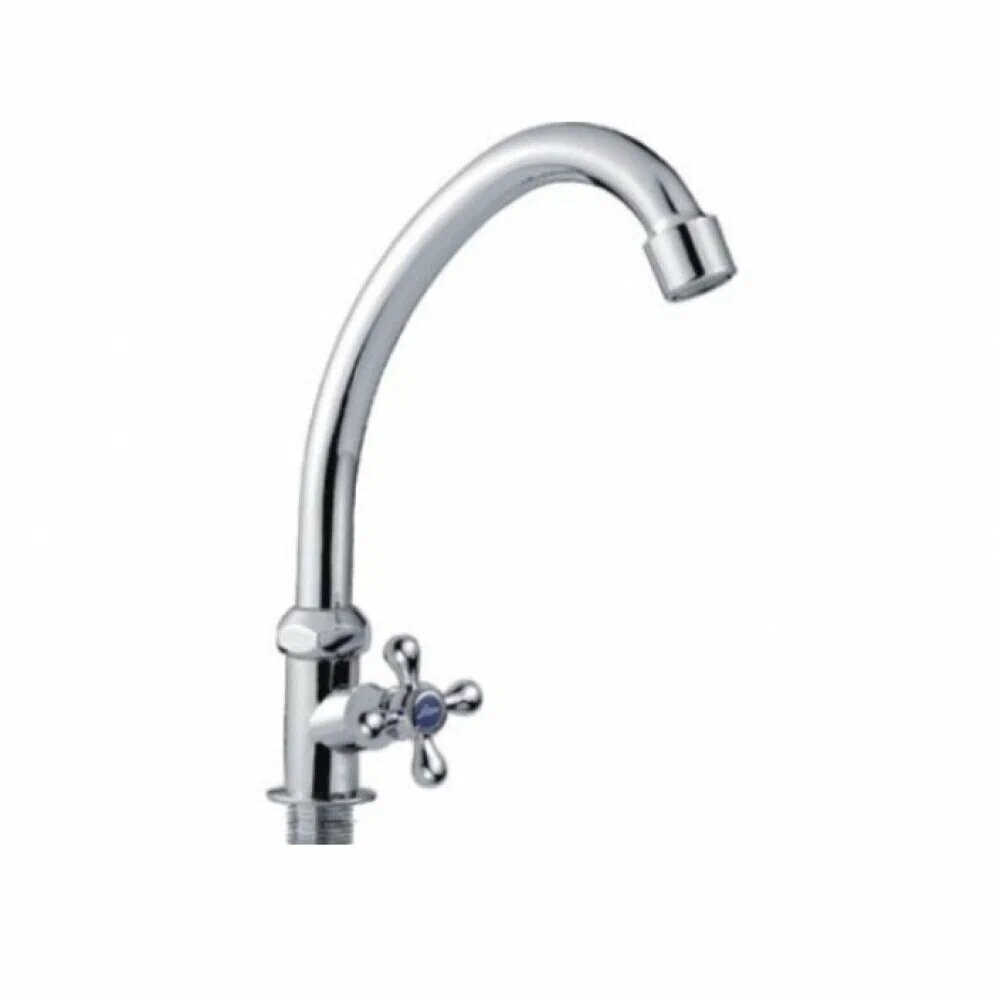 Смеситель моно Ledeme L4108, для кухни, хром, 1/2", вентильное управление