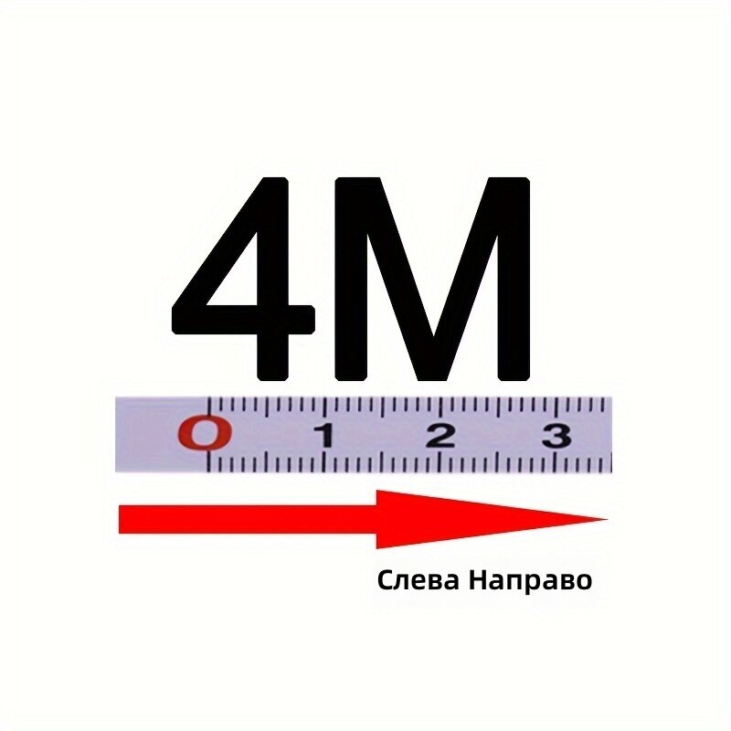 Самоклеящаяся стальная измерительная линейка с метрической и дюймовой шкалой, ширина 1/2 дюйма, совместима с Т-образным пазом, отсчет слева направо, длина 157,48 дюйма