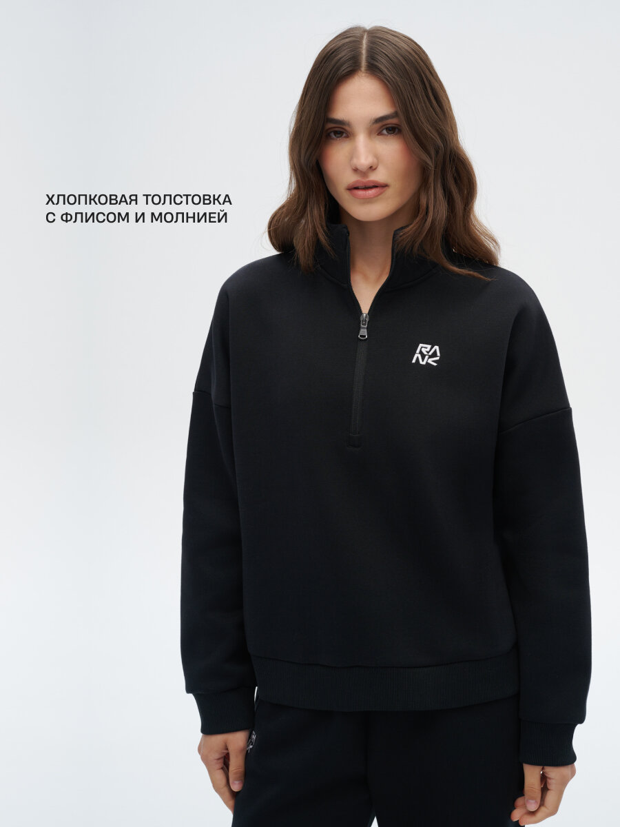 Толстовка спортивная RANK Competitor Fleece Halfzip