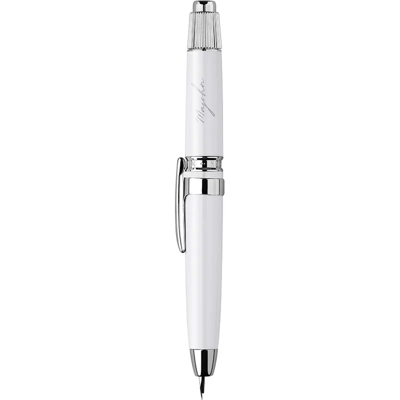 Ручка-фонтан MAJOHN A3 Белый, EF(0.38mm), White(Silver Clip)
