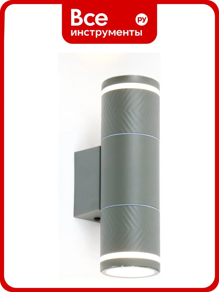 Уличный фасадный светильник под 2 лампы GU10 General Lighting Systems Шпиль GWL-2MR16-GU10-R-IP65 661980