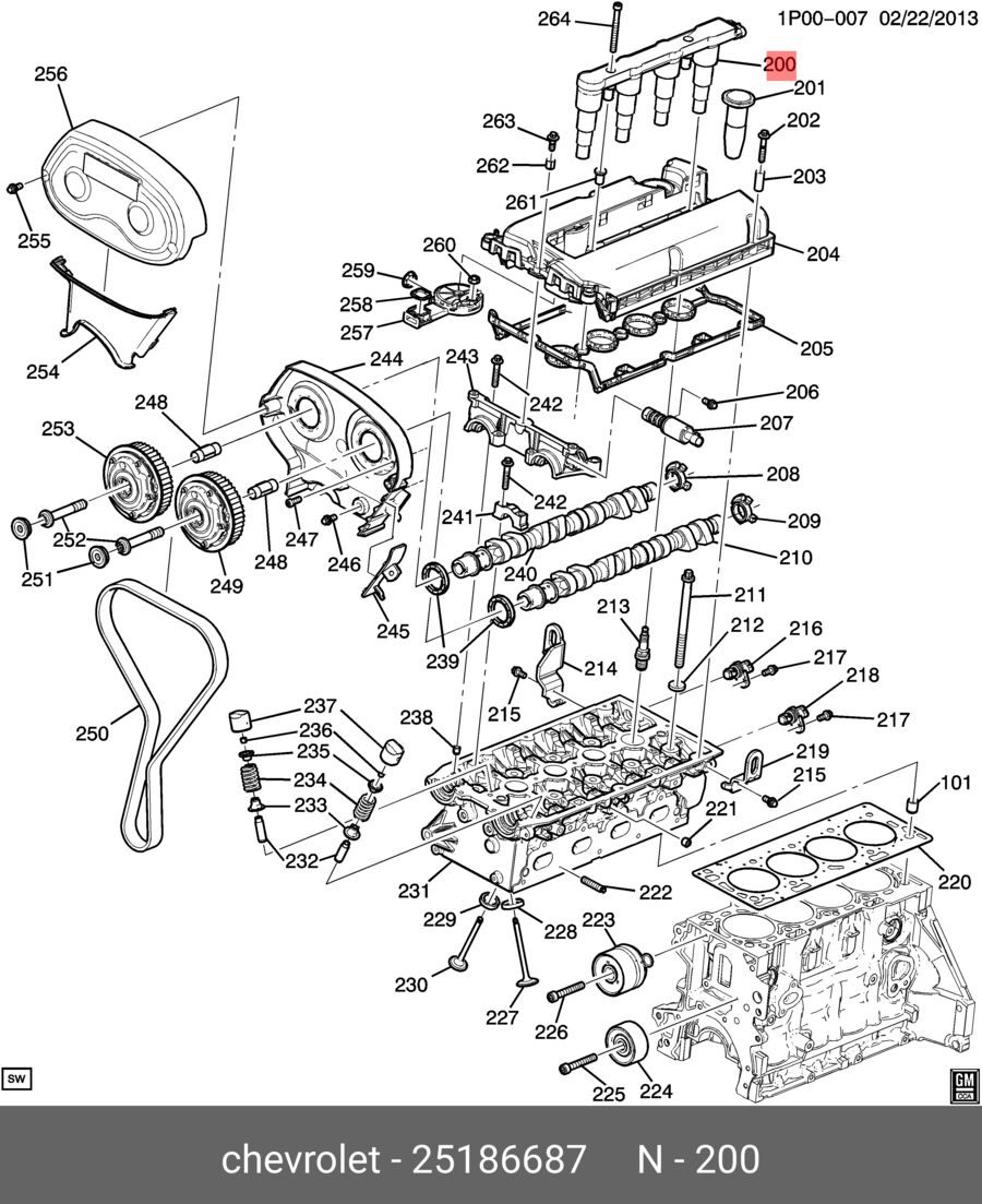 Катушка зажигания org (GM/Daewoo/Ravon 25186687)