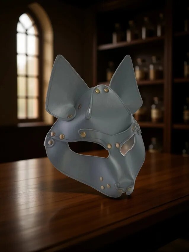 Sitabella Маска Wolf с клепками (3416-6), серый
