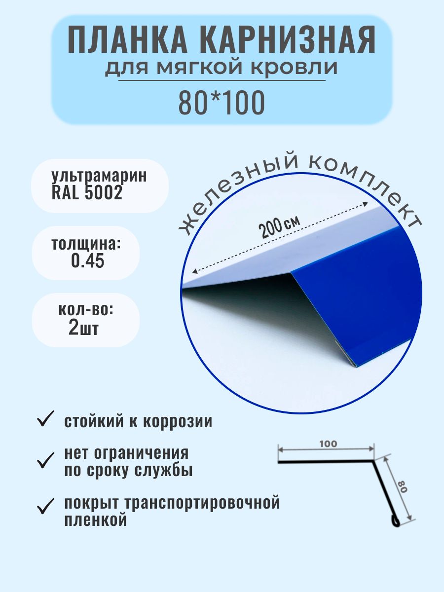 Планка карнизная ( капельник )