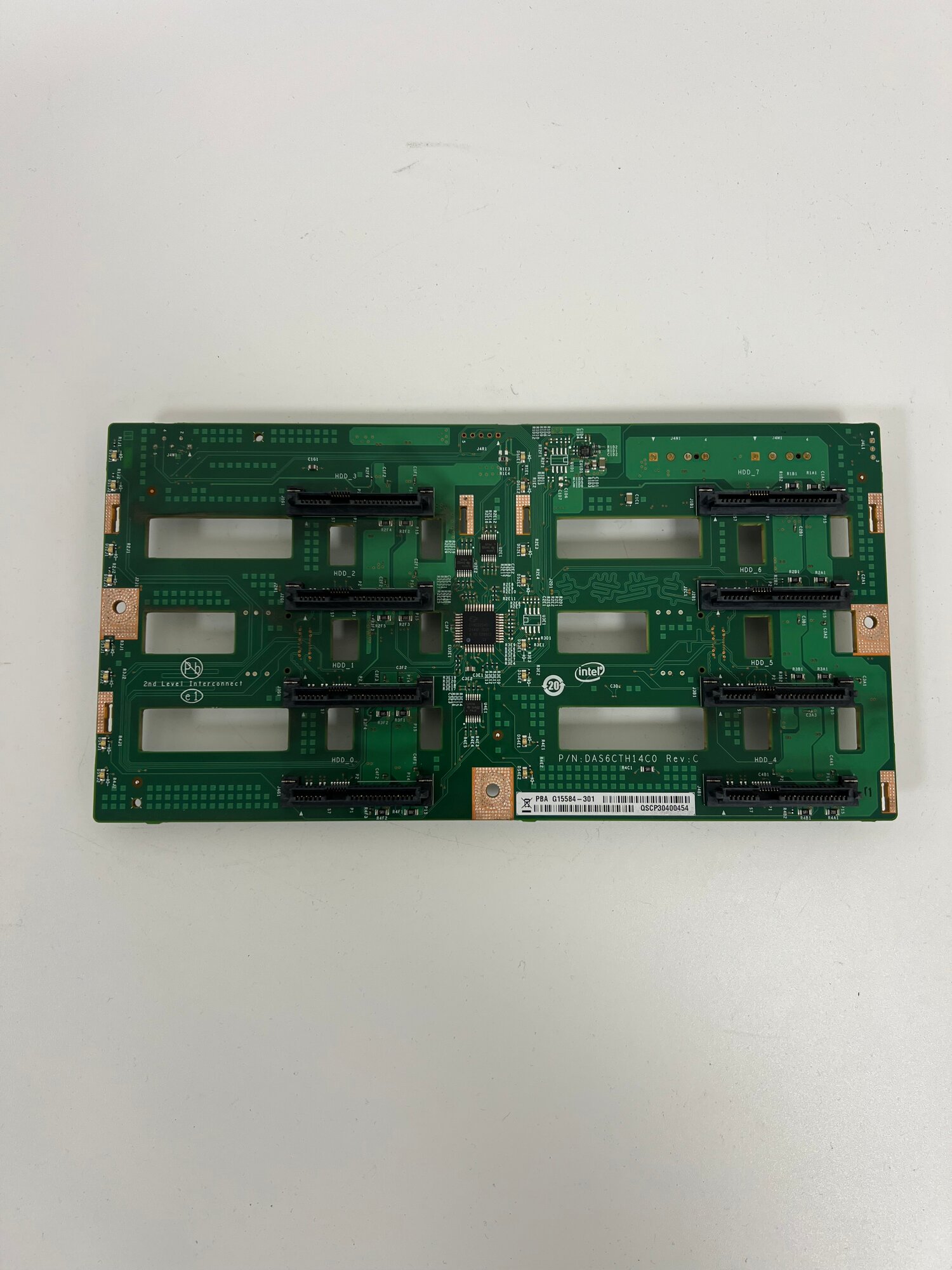 серверная объединительная плата (бэкплейн) Intel G15584-301 (модель: DAS6CTH14C0, Rev:C)