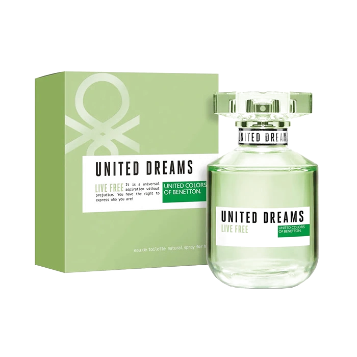 Benetton United Dreams Live Free туалетная вода 50 мл - Бенеттон Юнайтед Дримс Фри Лайф