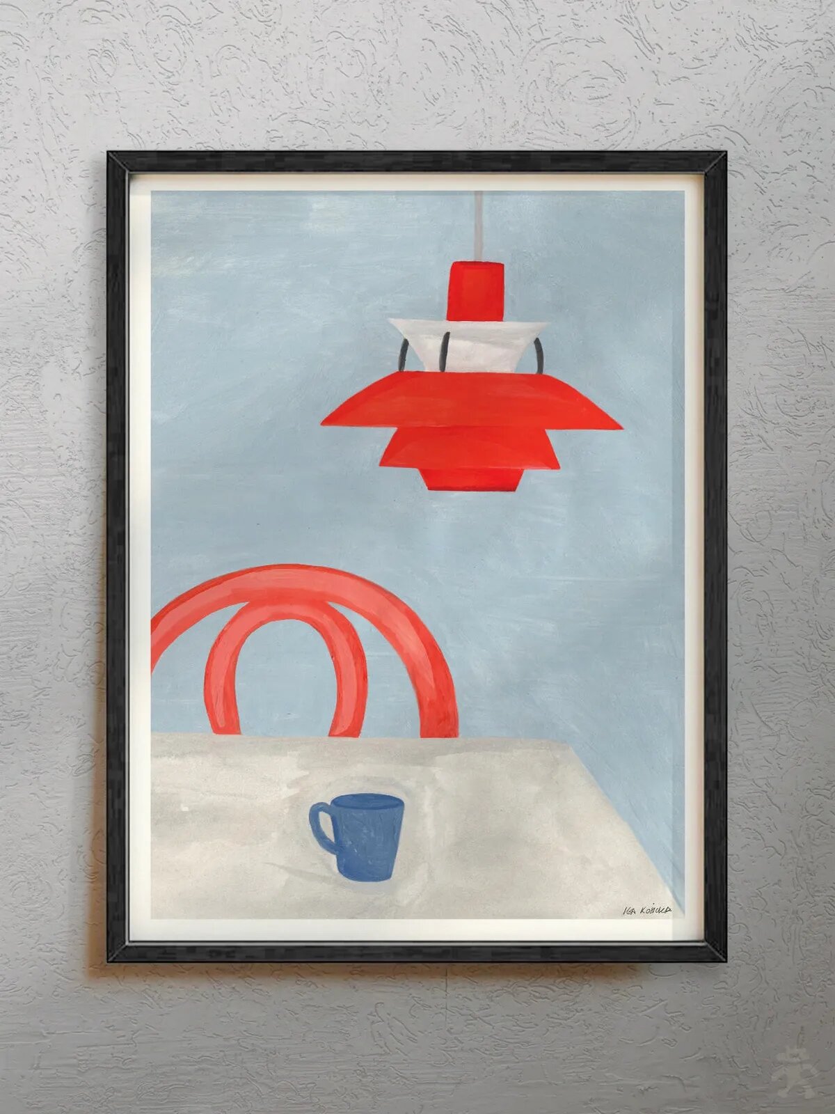 Интерьерный постер "Hygge" в стиле pinterest, формата 30x40 см.