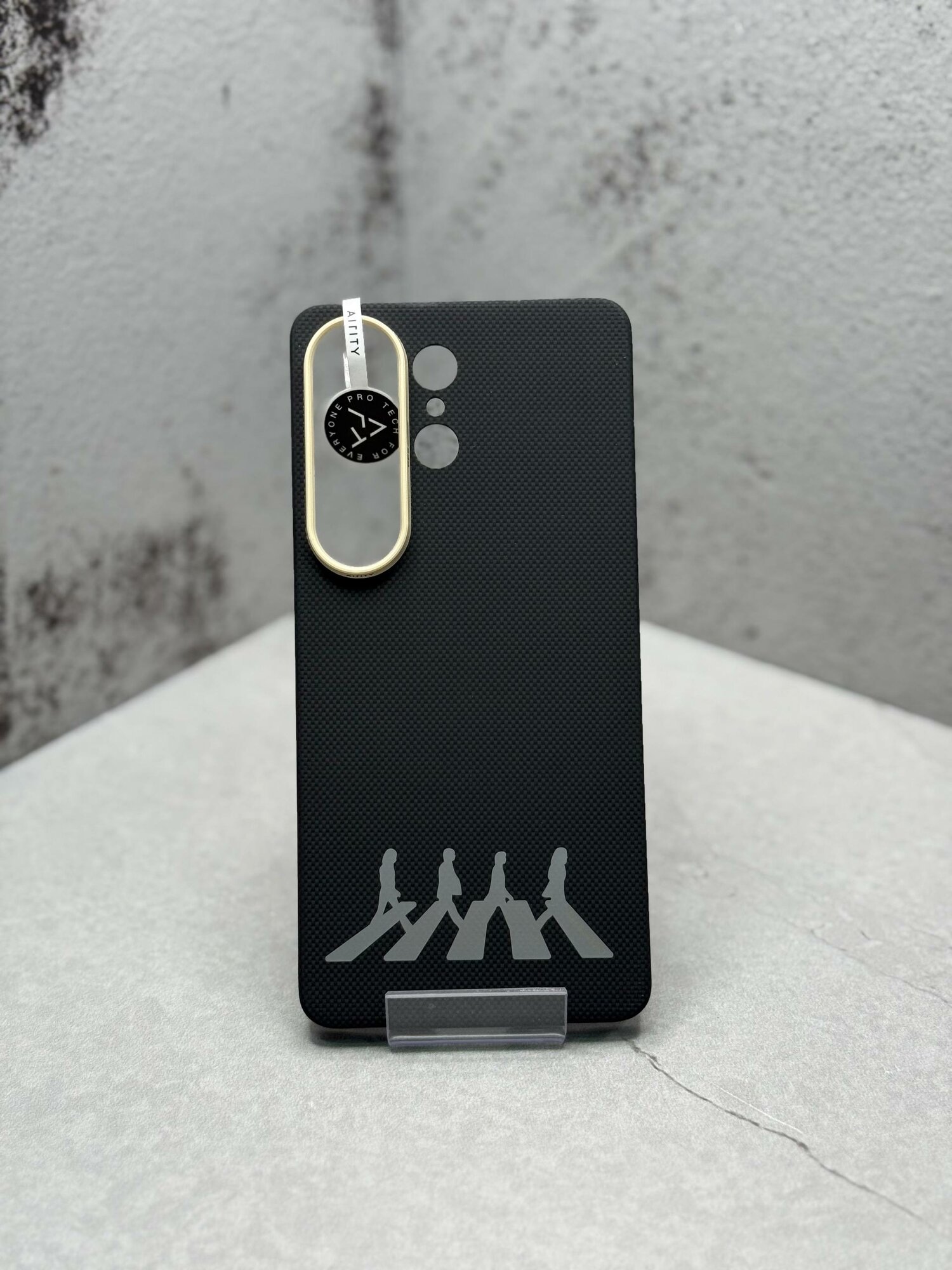 Чехол AIRITY Abbey Road 1969 для Samsung Galaxy S26 Ultra, Карбоновый Магнитный с MagSafe и Защитой Камеры PEEK, черный