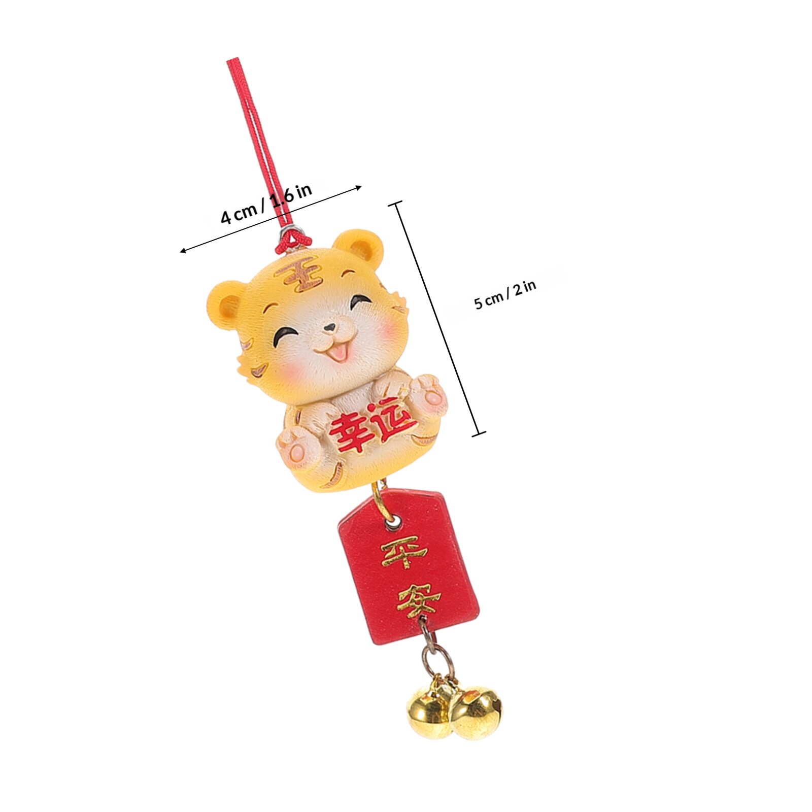 Подвеска Из Резины В Forme Тигра Для Зеркала Rear View Модное Убранство Авто 5.00X4.00X3.50Cm