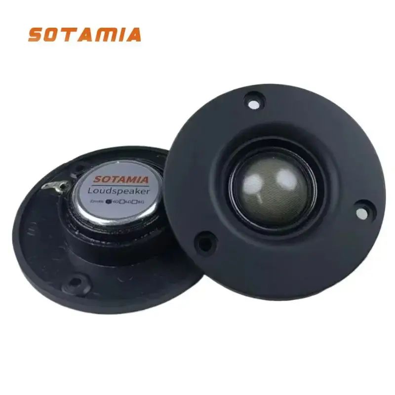 SOTAMIA 2Pcs 3-дюймовый Твитер Аудио Динамик 4 Ом 30 Вт с высокими частотами из шелковой пленки, мощный громкоговоритель для домашнего кинотеатра Hifi Music