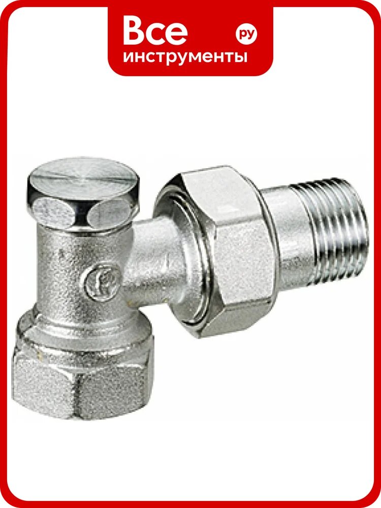 Запорный клапан для радиатора Giacomini R16D2 20 Ру16 ВР угловой R16DX004 007-1513