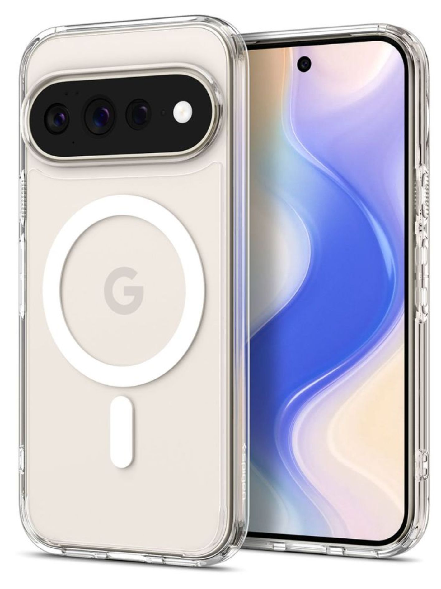 Чехол на Google Pixel 11 Pro XL, Spigen Ultra Hybrid Mag MagSafe (ACS11451), противоударный, бортики для защиты камеры и дисплея