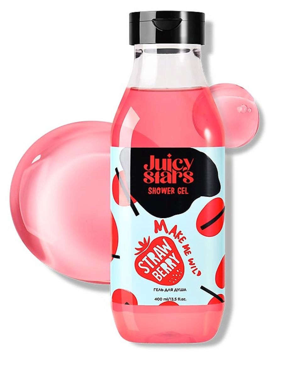 Гель для душа Крышесносная Земляника Make Me Wild Strawberry, 400 мл