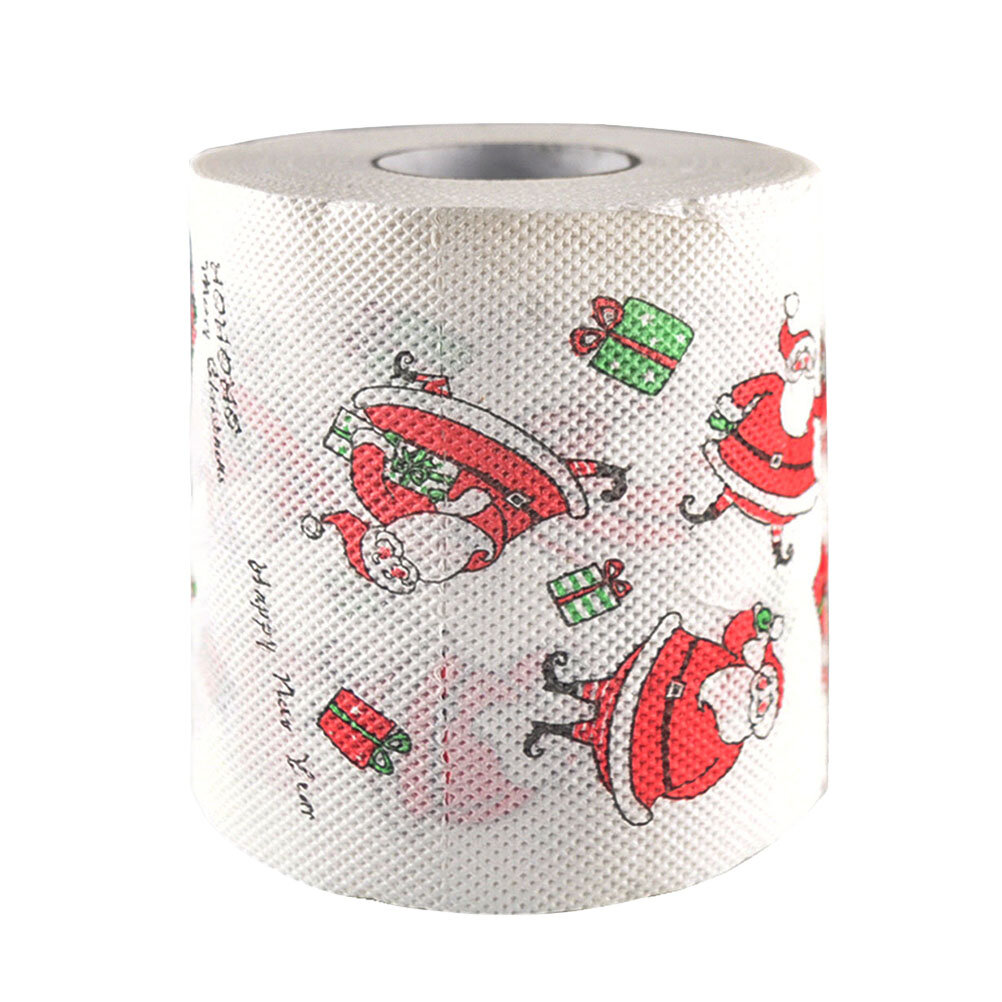 Туалетная Бумага С Оригинальным Дизайном Санты Для Дома И Офиса 10*10*10Cm