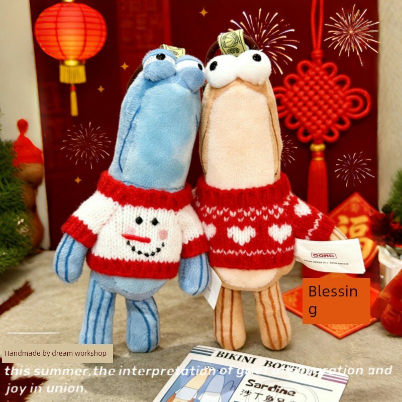 Подвесная декоративная деталь Snowman Sweater для жителей Бикини Боттом, аксессуар без куклы, 100% полиэстер, 85