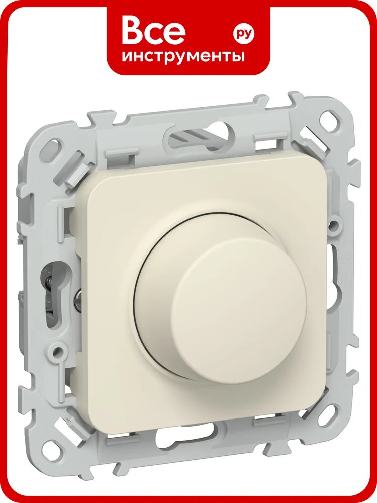 Светорегулятор проходной IEK FLITE LED 250Вт СС16-5-1-ФлСл сливочный FI-D22-0250-P-K86