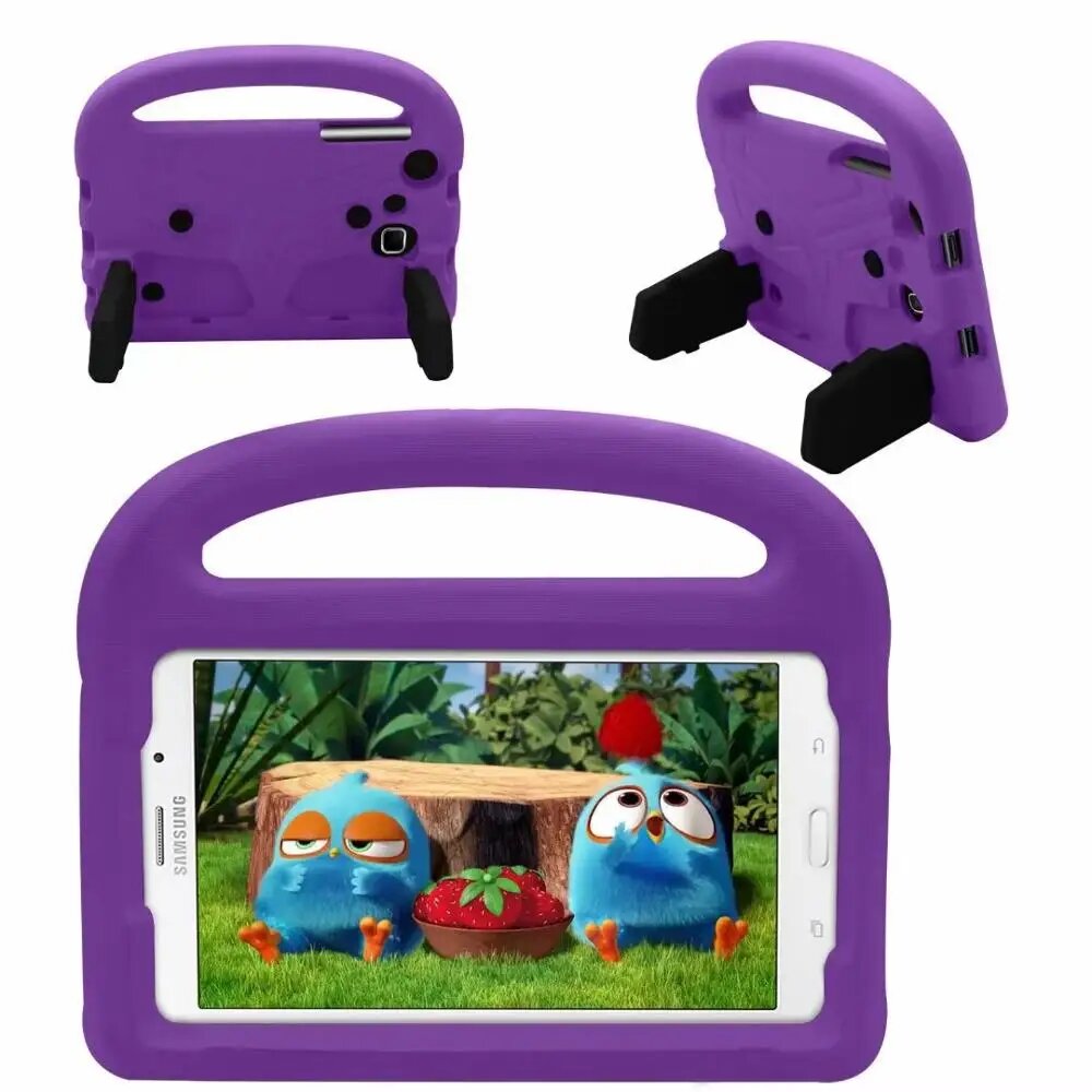 Детский защитный чехол Umiaurora для Samsung Galaxy Tab 7" Фиолетовый, SM-T210 or SM-T211, Purple