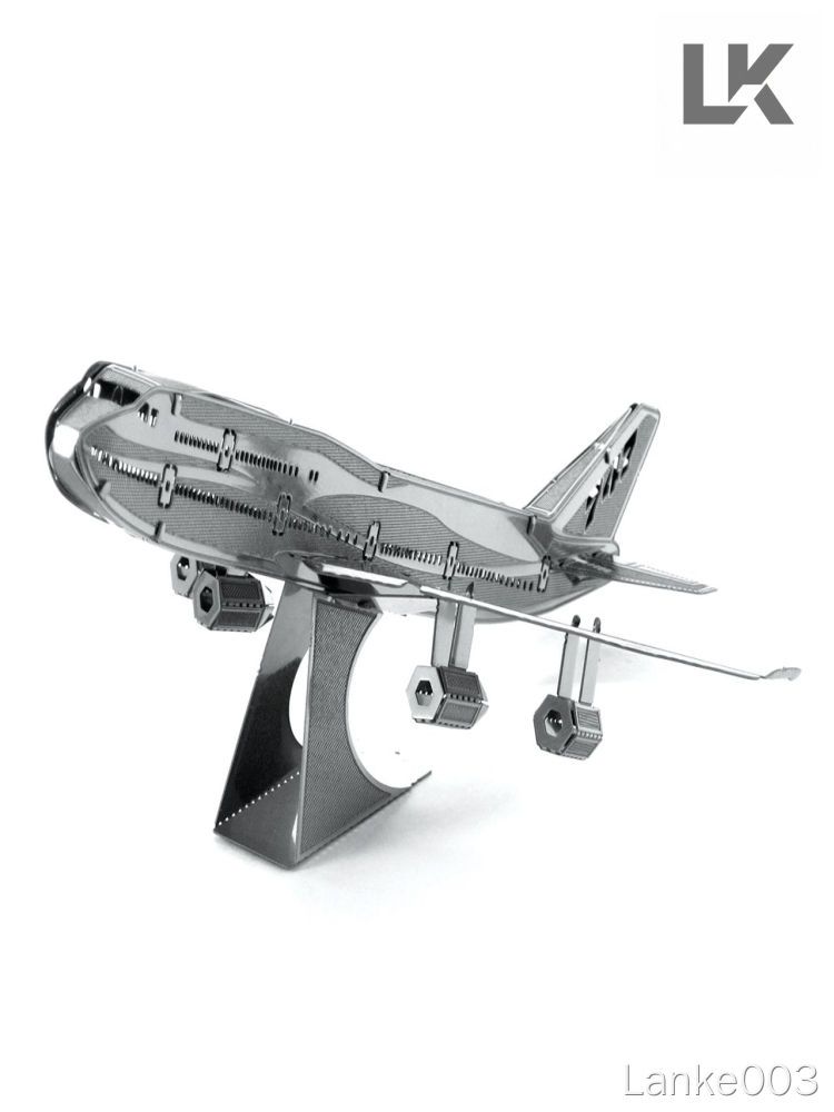 Металлическая головоломка 3D Boeing 747