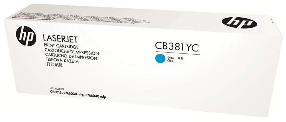 Картридж HP CB381YC / CB381A №824A голубой