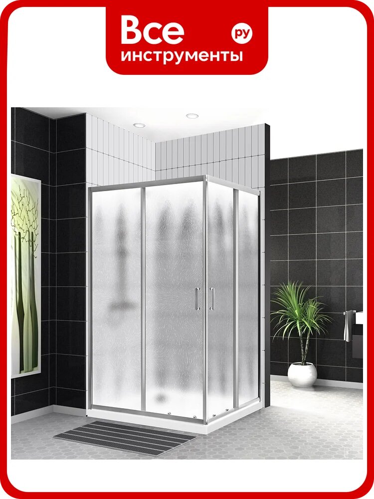 Душевой уголок BelBagno UNO-195-AH-2-120/90-CH-CR