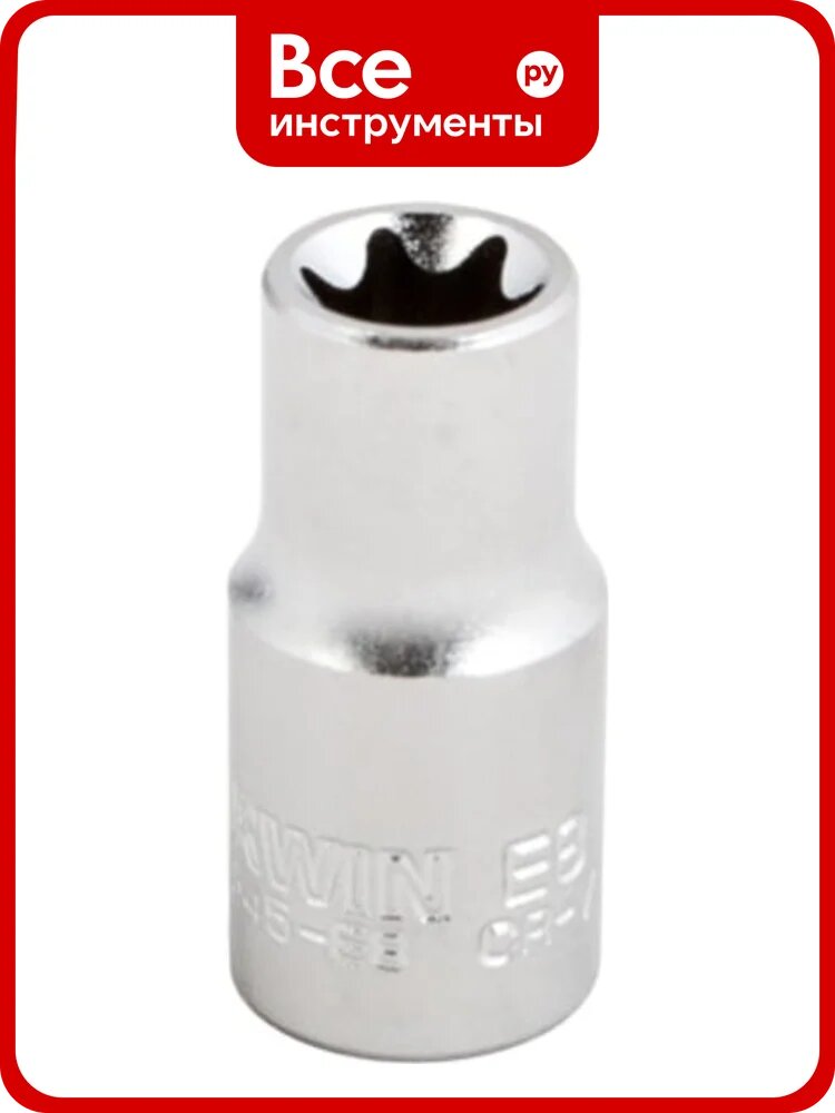 Головка GARWIN 1/4, E6, торцевая, E-профиль 610545-E6