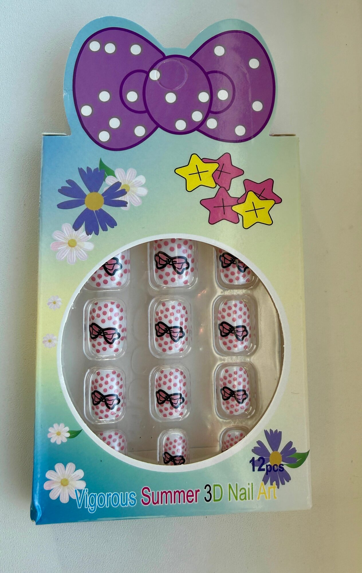 Накладные ногти детские