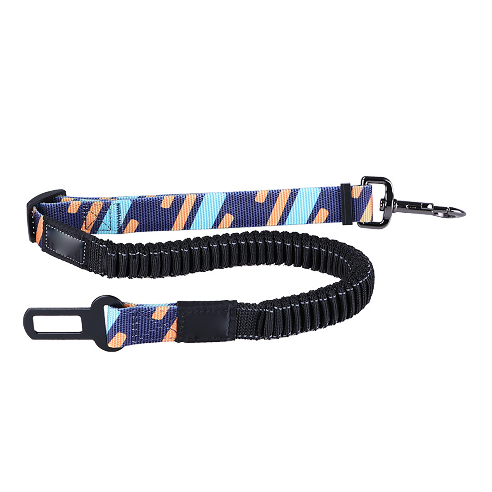 Автомобильный ремень безопасности для собак, защитный поводок для перевозки питомцев в машине, регулируемый ремень-шлейка для крупных и средних собак, эластичный поводок с амортизатором для безопаснос