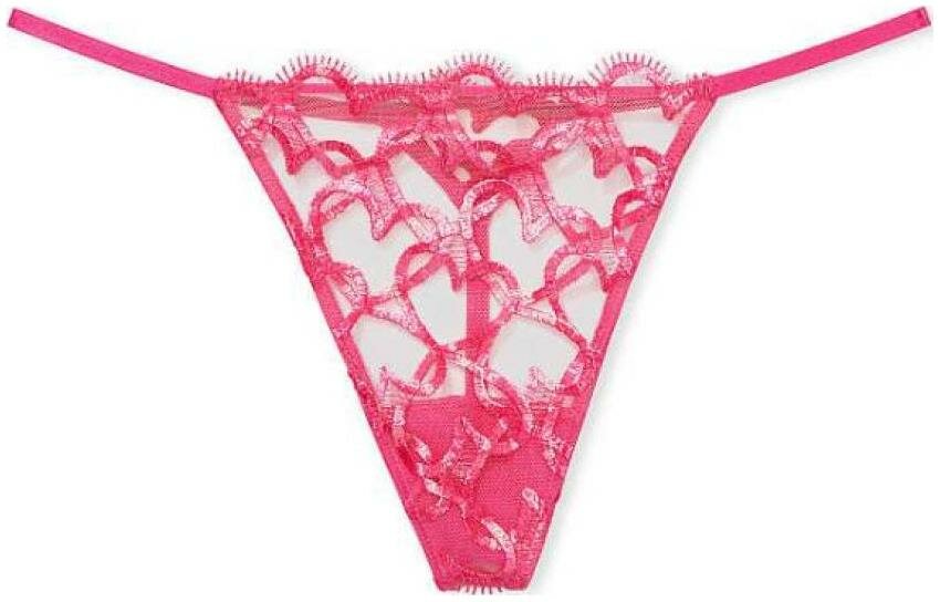 Трусики-стринги женские Victoria's Secret Sweet Style Barbie Pink, M EU, 1 шт