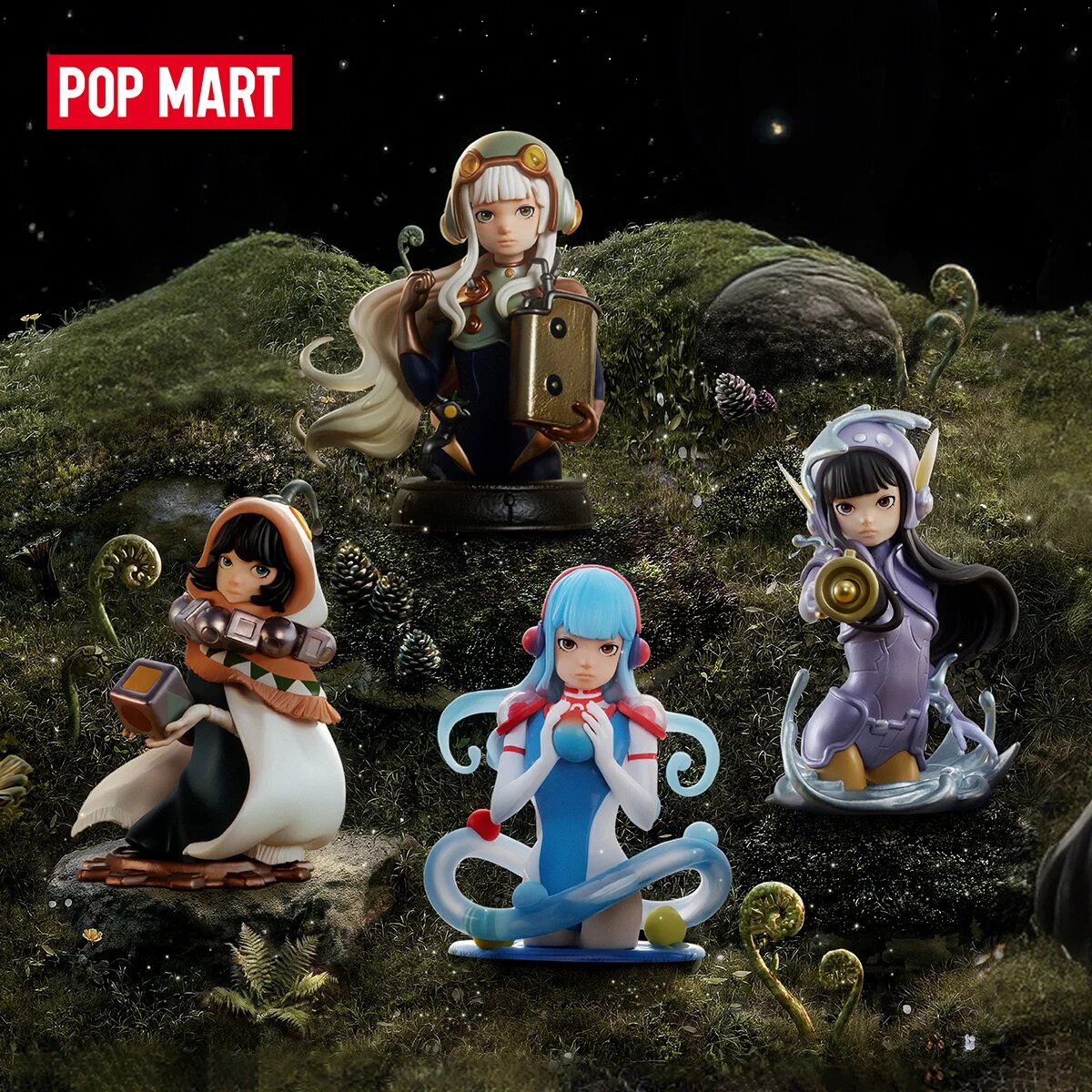 POP MART KeyA Lucid Dream 9PCS Whole Set Фигурка в слепой коробке