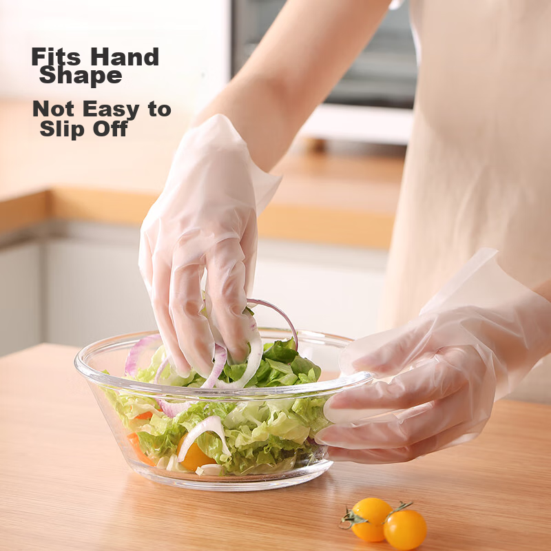 MARYYA Одноразовые перчатки пищевого качества 120 шт толстые вытягивающиеся для кухни и дома Характеристики：120 шт