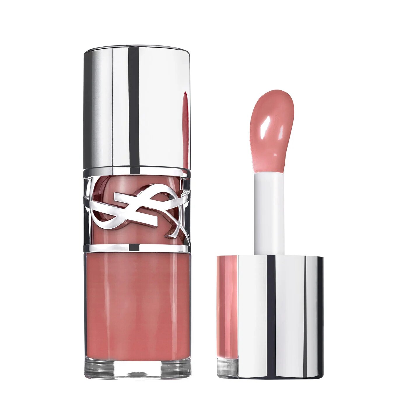 Блеск для губ YVES SAINT LAURENT Loveshine Plumping Oil Gloss 6мл | Стеклянный блеск 8ч | Тон Mellow Mallow