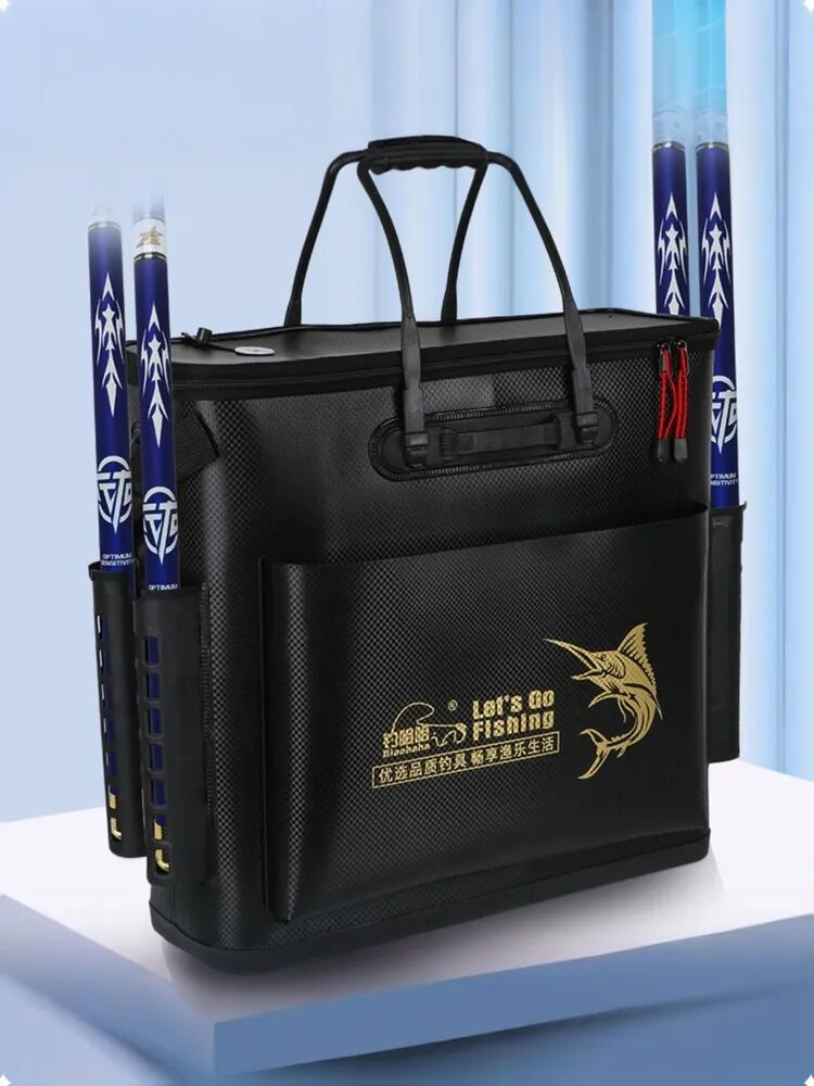 Сумка рыболовная, кан для рыбы, подарок рыбаку,45х16х45см