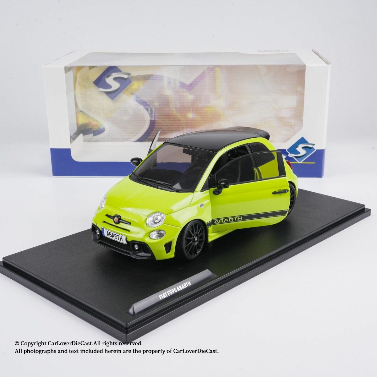 Машинка Solido 1:18 FIAT F595 ABARTH Модель легкосплавного автомобиля