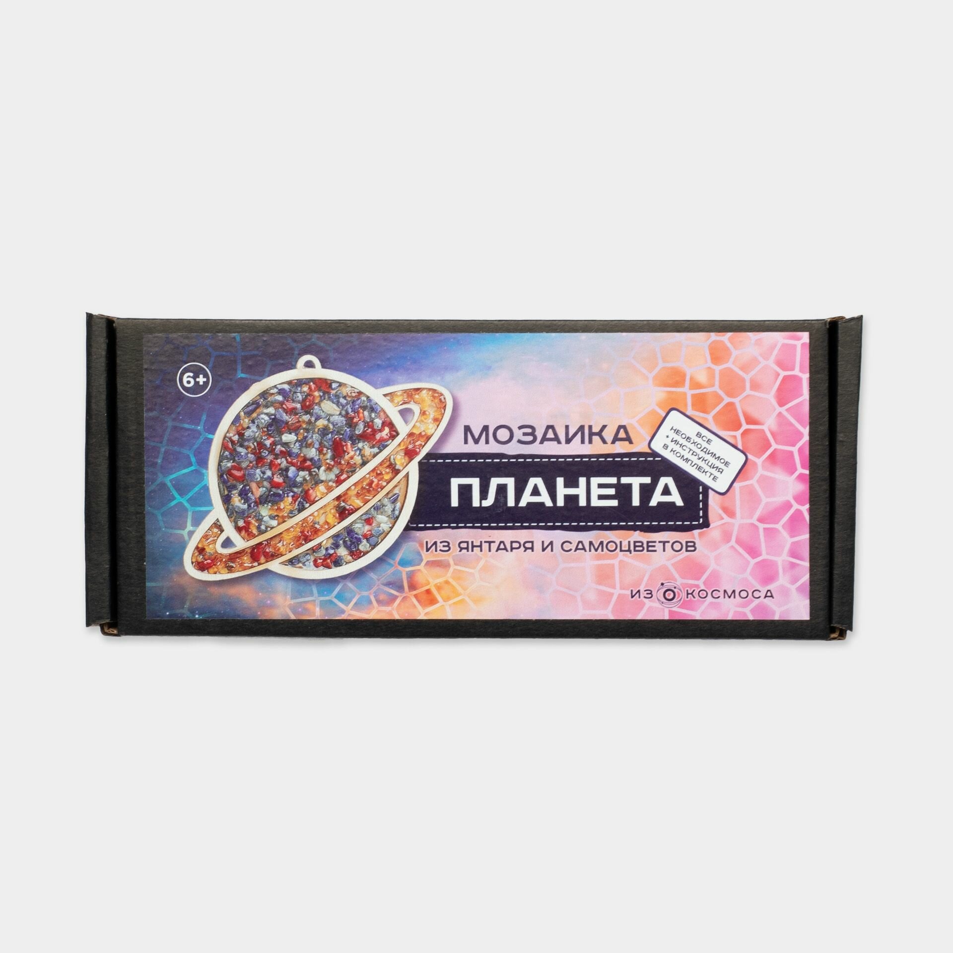 Мозаика из янтаря и самоцветов "Планета"