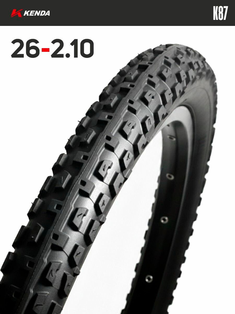Покрышка велосипедная KENDA K87 26x2,10 , грязевой протектор