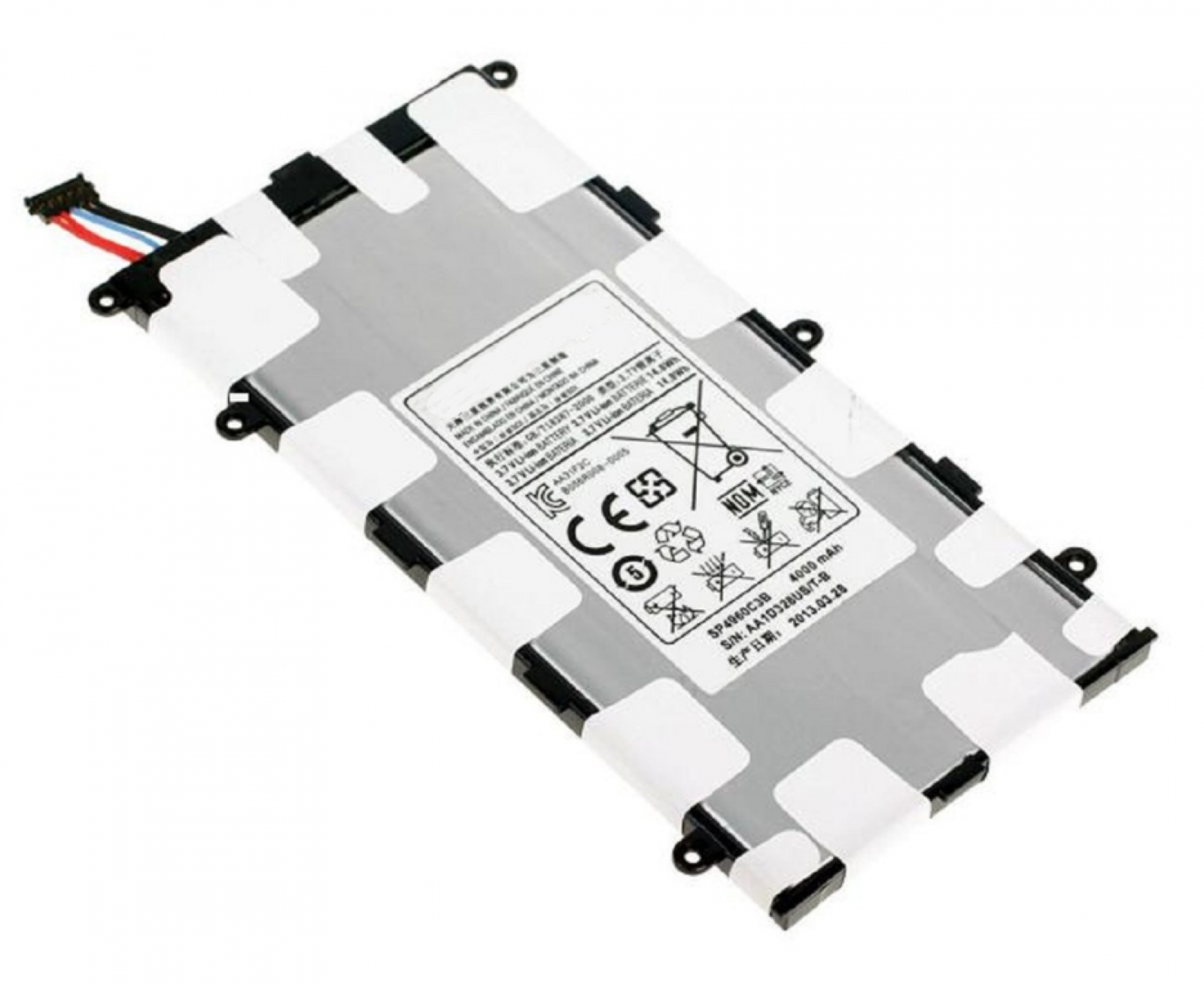 Аккумулятор MyPads SP4960C3B 4000mAh для планшетов Samsung Galaxy Tab 2 7.0 и 7.0 Plus